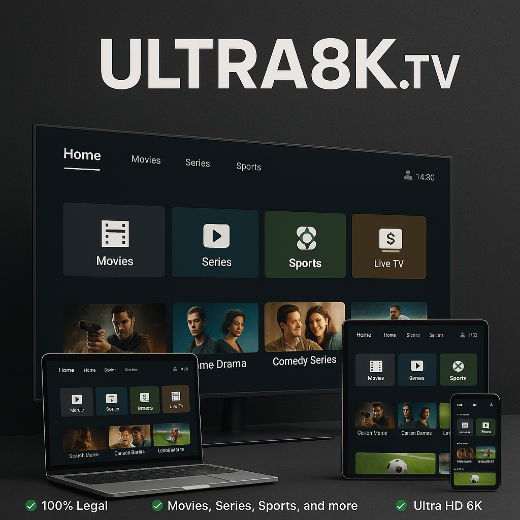 ULTRA 8K OTT - Premium IPTV Service